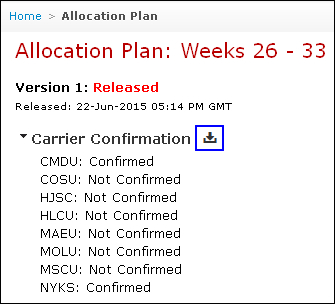 Carrier Allocation June 2015 What's New